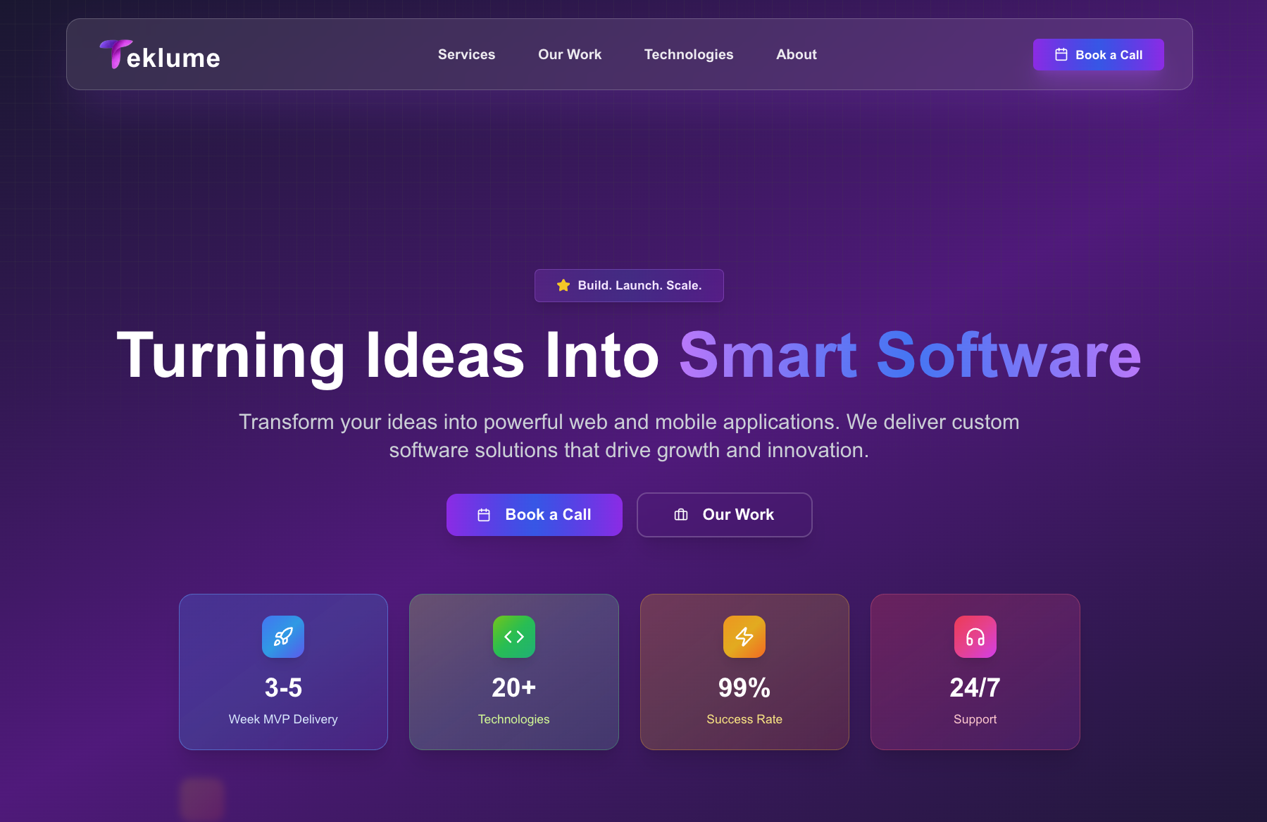 TekLume - Custom Software Development | Web, Mobile & AI Solutions